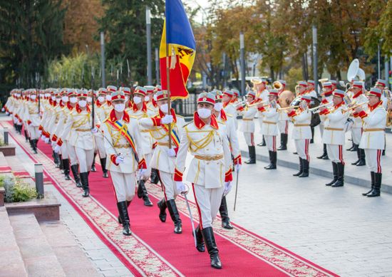 Honor Guard Republic Moldova Pictured During Editorial Stock Photo - Stock Image | Shutterstock