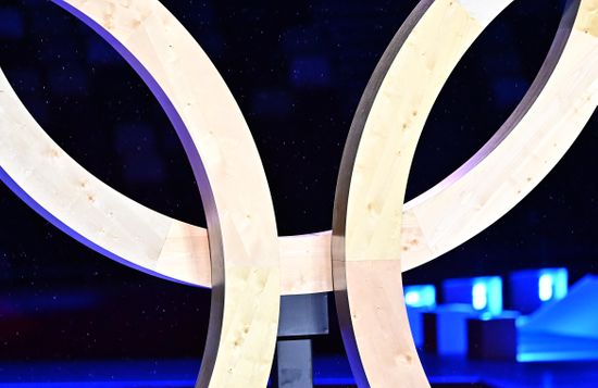 Detail Wooden Olympic Rings Editorial Stock Photo - Stock Image ...