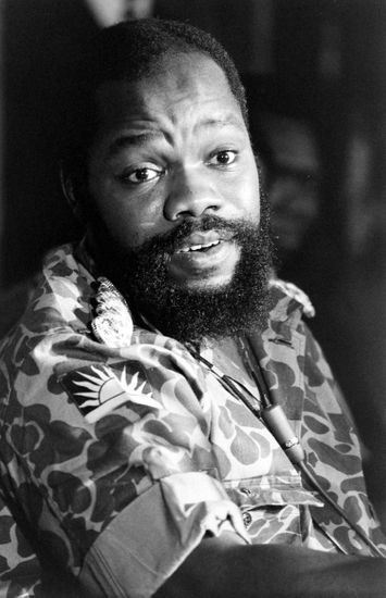 Portrait Odumegwu Ojukwu During Nigerian Civil Editorial Stock Photo ...