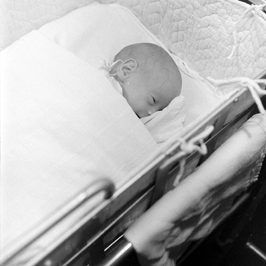 Premature Baby Lying On Bed Brigham Editorial Stock Photo - Stock Image ...