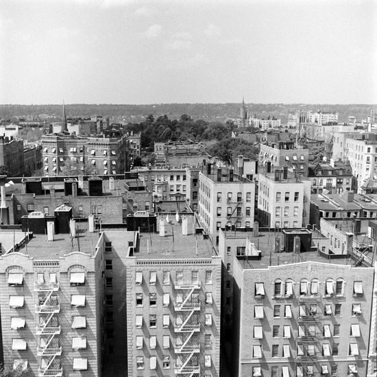 Exterior View Buildings Harlem New York Editorial Stock Photo - Stock ...