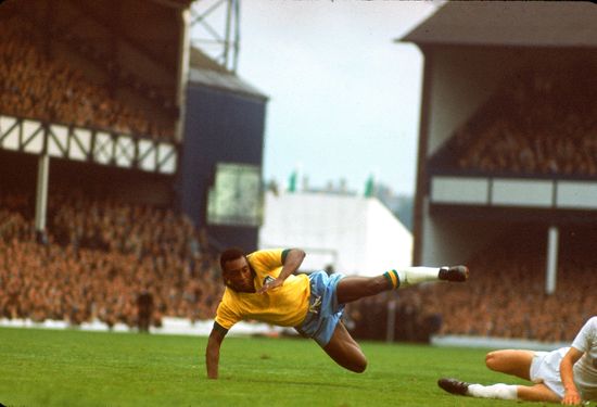Soccer Star Pele Action During World Editorial Stock Photo - Stock ...