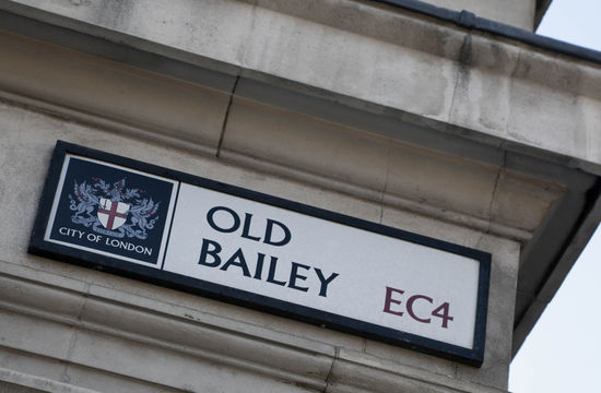Old Bailey Street Sign City London Editorial Stock Photo - Stock Image ...