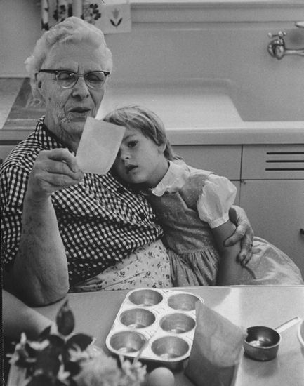 Housekeeper Jennie Carpenter Bush Child Reading Editorial Stock Photo ...