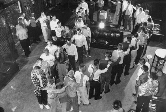 Fraternity Pledges Playing Game University Illinois Editorial Stock ...