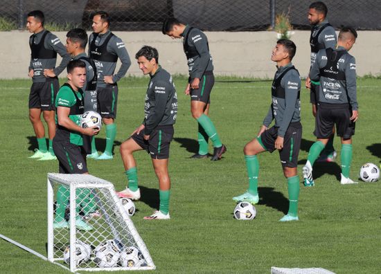 Members Bolivian National Team Participate Training Editorial Stock ...
