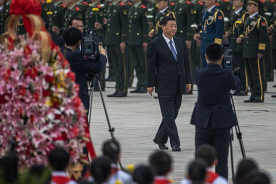 Chinese President Xi Jinping Arrives Monument Editorial Stock Photo ...