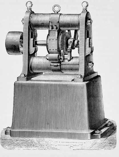 Illustration Depicting Early Electric Dynamo Editorial Stock Photo ...