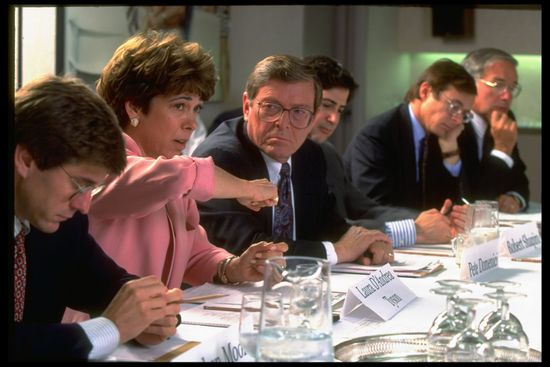 Time Board Economists Stephen Moore Cea Editorial Stock Photo - Stock ...