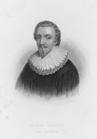 Portrait English Colonist George Calvert 1st Editorial Stock Photo ...