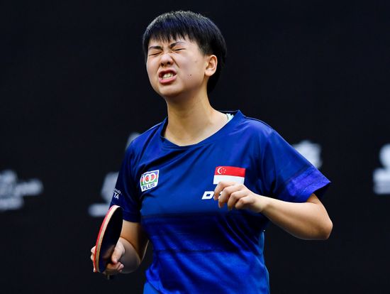 Goi Rui Xuan Singapore Reacts During Editorial Stock Photo - Stock ...