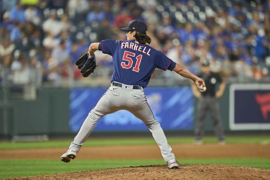 Minnesota Pitcher Luke Farrell 51 Throws Editorial Stock Photo - Stock ...