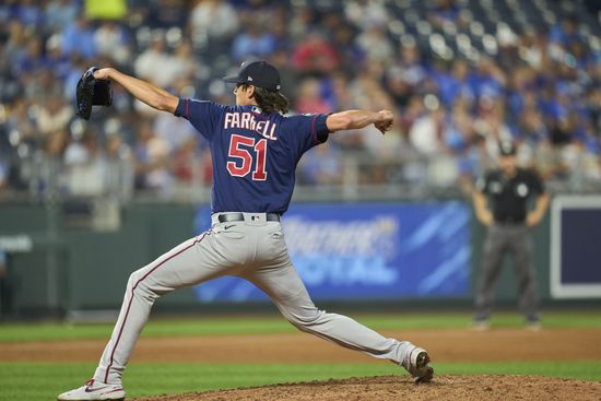 Minnesota Pitcher Luke Farrell 51 Throws Editorial Stock Photo - Stock ...