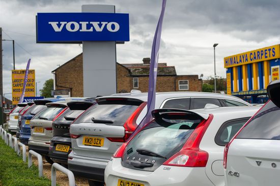 Volvo Car Dealership On A4 Slough Editorial Stock Photo - Stock Image ...