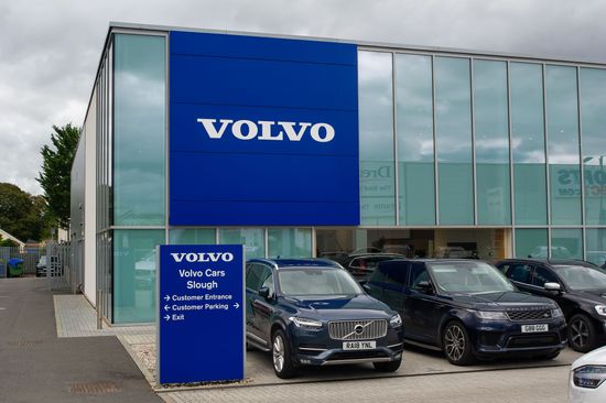 Volvo Car Dealership On A4 Slough Editorial Stock Photo - Stock Image ...
