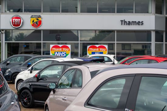 Fiat Car Dealership On A4 Slough Editorial Stock Photo - Stock Image ...
