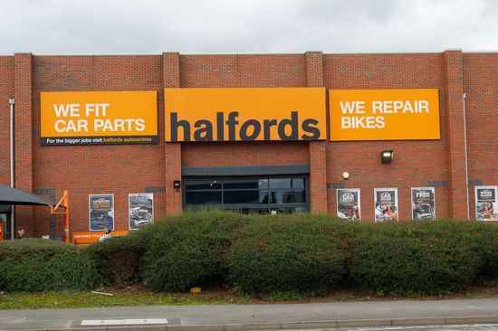 Halfords Store Slough Consumer Confidence Has Editorial Stock Photo ...