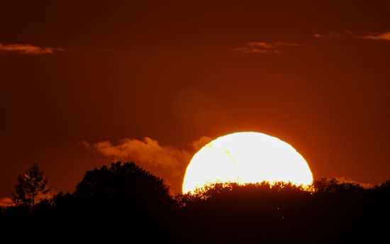 Sunset Taken Box Hill Editorial Stock Photo - Stock Image | Shutterstock
