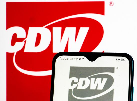 This Photo Illustration Cdw Corporation Logo Editorial Stock Photo ...