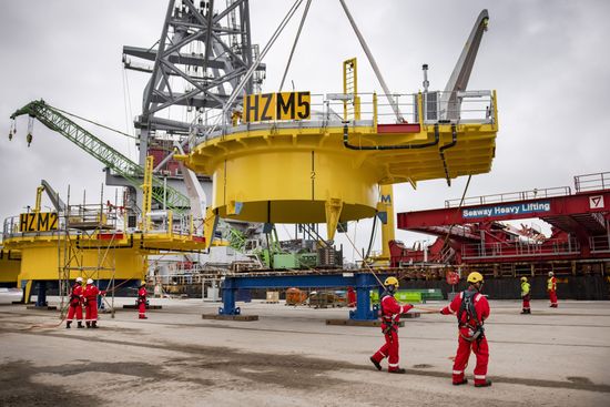 External Working Platform Intermediate Part Wind Editorial Stock Photo ...