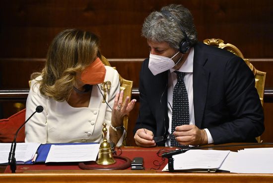 Italian Presidents Senate Lower House Maria Editorial Stock Photo ...