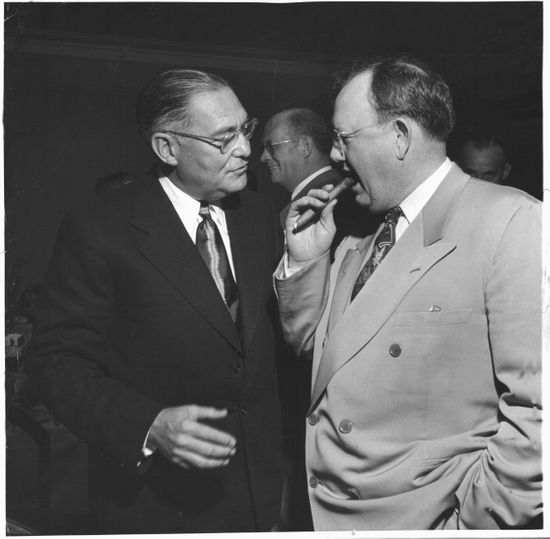 John Russell Sprague Conversing Senator Homer Editorial Stock Photo ...
