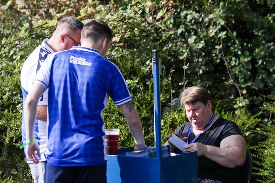 5050 Half Time Draw Tickets Being Editorial Stock Photo - Stock Image ...