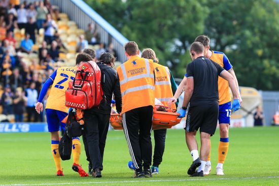 George Maris 10 Mansfield Town Carried Editorial Stock Photo - Stock ...