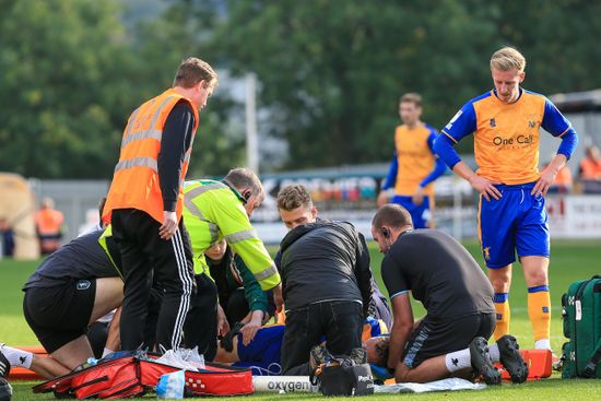George Maris 10 Mansfield Town Receives Editorial Stock Photo - Stock ...