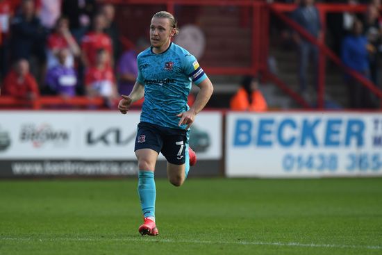 Matt Jay Exeter City During Stevenage Editorial Stock Photo - Stock ...