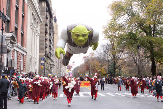 Shrek Balloon Thanksgiving Day Parade New Editorial Stock Photo - Stock ...