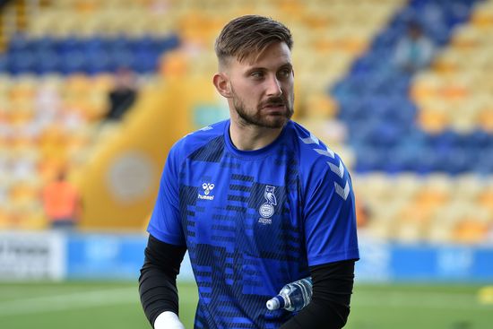 Oldham Athletics Danny Rogers Goalkeeper During Editorial Stock Photo ...