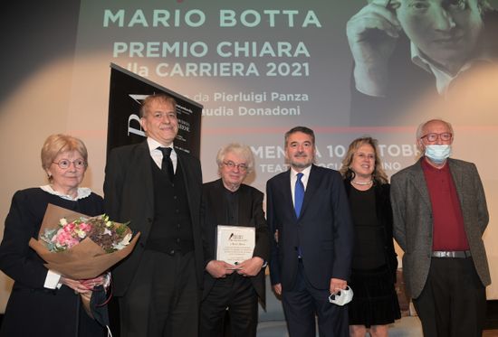 Mario Botta His Wife Receives Chiara Editorial Stock Photo - Stock ...