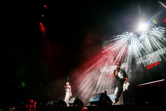 Ying Yang Twins Performing During Millenium Editorial Stock Photo ...