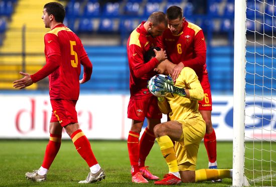 Montenegro Vs Republic Ireland Montenegro Players Editorial Stock Photo ...