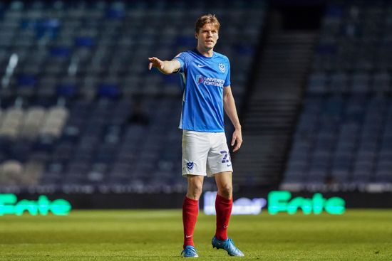 Portsmouth Defender Sean Raggett Gestures His Editorial Stock Photo ...
