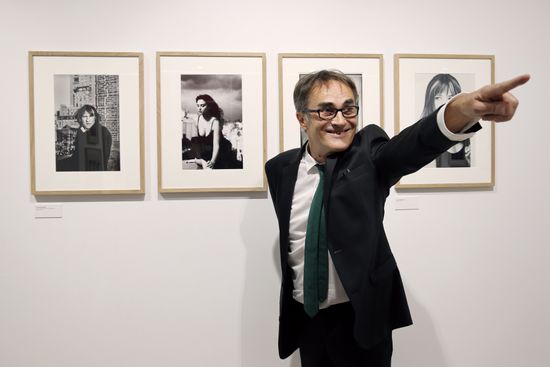 French Photographer Luc Roux Poses During Editorial Stock Photo - Stock ...