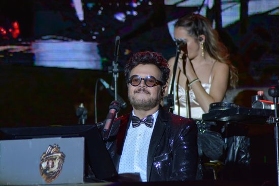 Mexican Singer Aleks Syntek Performs On Editorial Stock Photo - Stock ...