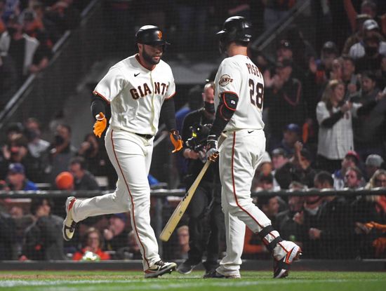 San Francisco Giants Left Fielder Darin Editorial Stock Photo - Stock ...
