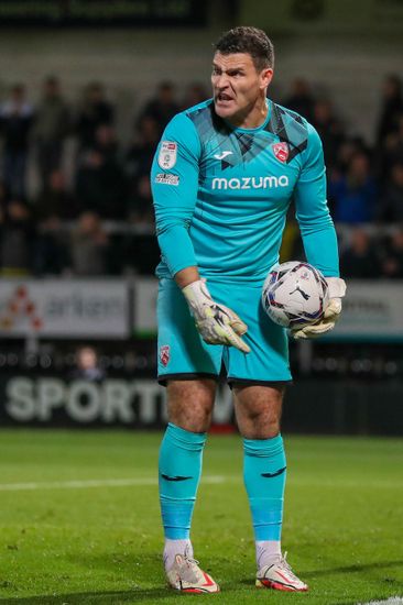Morecambe Goalkeeper Kyle Letheren 1 During Editorial Stock Photo ...