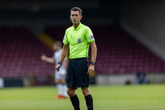 Referee Declan Bourne During Efl Sky Editorial Stock Photo - Stock ...