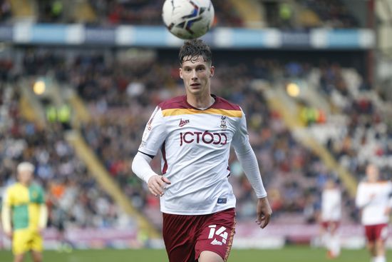 Portrait Matty Foulds Bradford City During Editorial Stock Photo ...