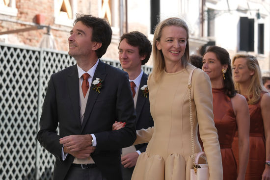 Second Wedding Ceremony Alexandre Arnault Geraldine Editorial Stock ...