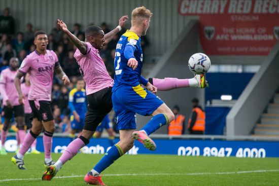 Jack Rudoni Afc Wimbledon Scores During Editorial Stock Photo - Stock ...