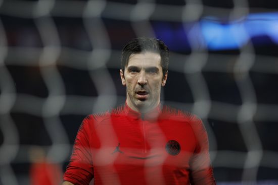 Gianluigi Buffon Psg During Uefa Champions Editorial Stock Photo ...