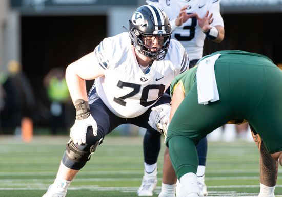 Brigham Young Cougars Offensive Lineman Connor Editorial Stock Photo ...