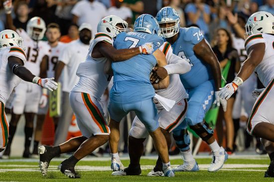 Miami Hurricanes Linebacker Corey Flagg Jr Editorial Stock Photo ...