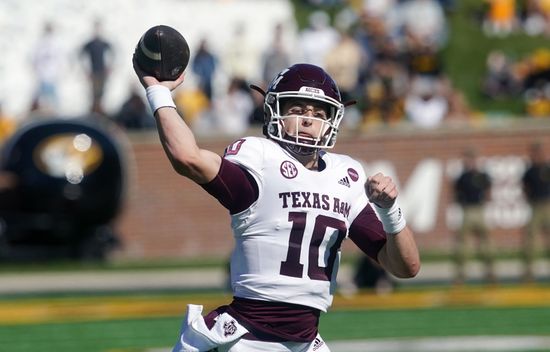 Texas Quarterback Zach Calzada Throws Football Editorial Stock Photo ...