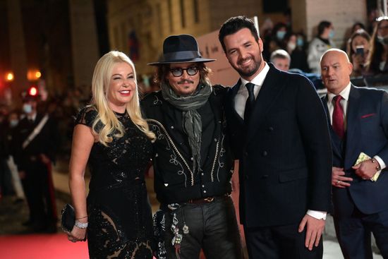 Johnny Depp C Italian Producers Andrea Editorial Stock Photo - Stock ...