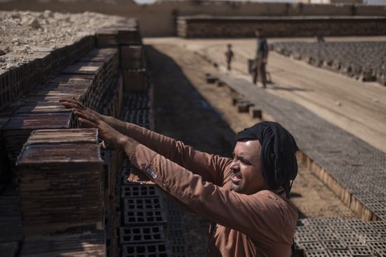 Afghan Refugee Labor Piles Bricks After Editorial Stock Photo - Stock ...